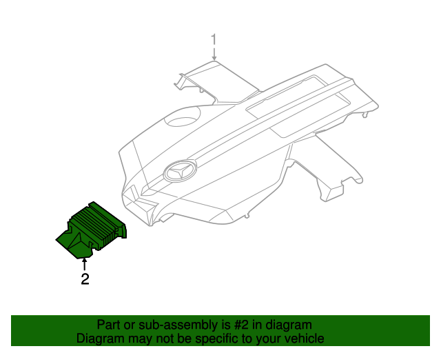2015-2017 Mercedes-Benz E 400 Engine Air Intake Hose 207-500-00-61 ...