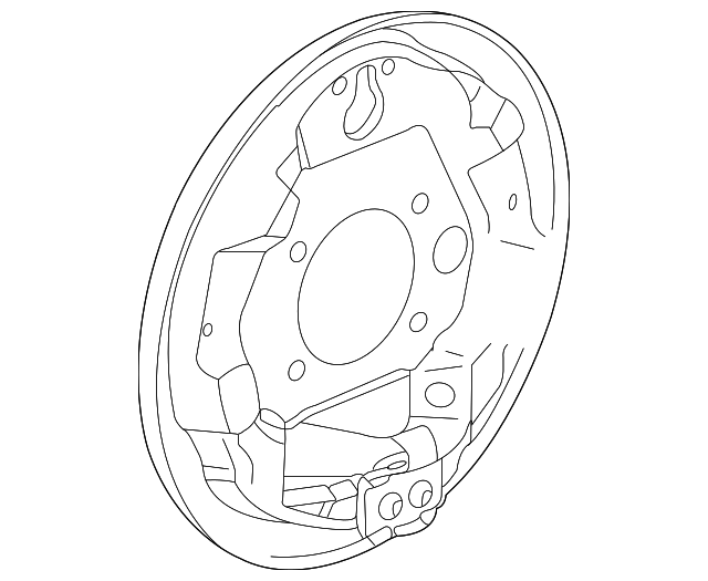 2002-2007 GM Backing Plate 22676069 | GMPartsDirect.com