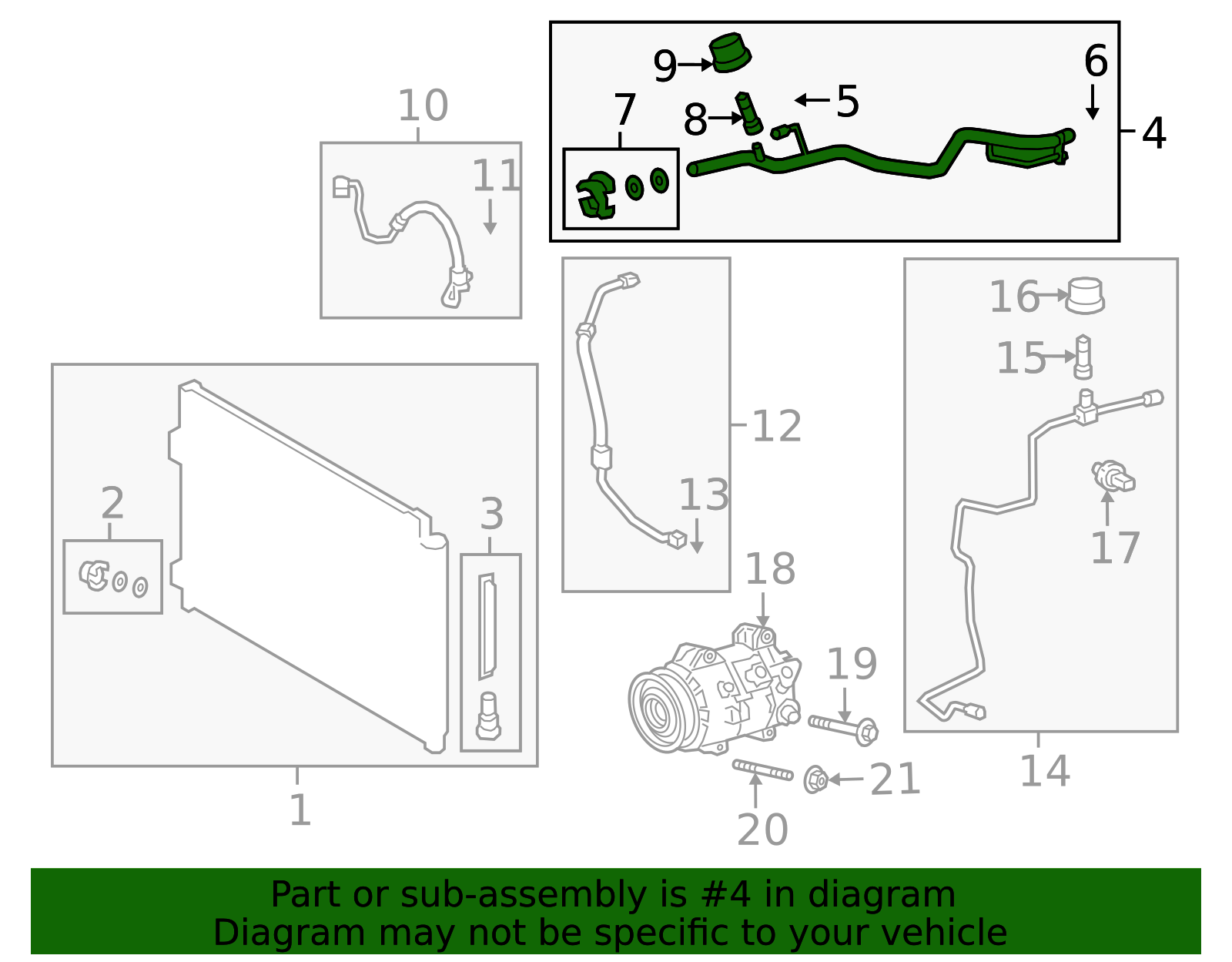 2022-2024 Toyota Suction Pipe 88710-0R300 | Toyota Parts Center