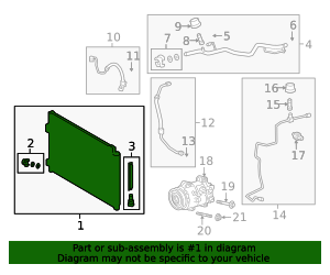 2019-2023 Toyota Condenser Assembly 884A0-42040 | OEM Vehicle Parts