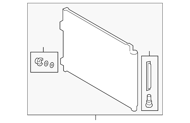 2019-2023 Toyota Condenser Assembly 884A0-42040 | OEM Parts Online