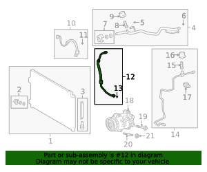 2019-2024 Toyota Suction Hose 88704-0R100 | Toyota Parts Center