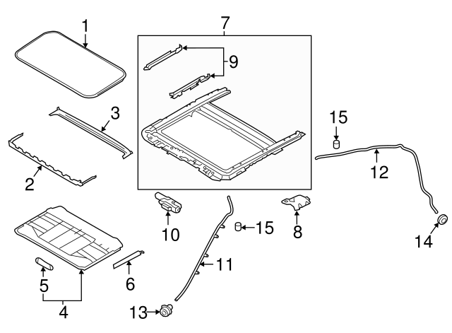 2008-2020 Infiniti Drain Hose Plug 74816-JU40B | OEM Parts Online