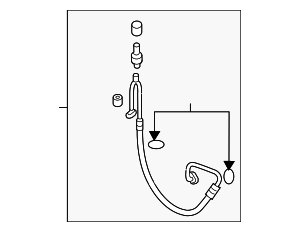 Genuine Discharge Hose for 2011-2014 Hyundai Sonata | Part# 97762-3R000 ...