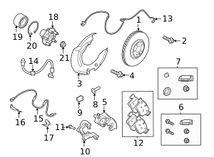 J9C34896 - Disc Brake Rotor 2021-2024 Jaguar E-Pace | AutoNationParts.com