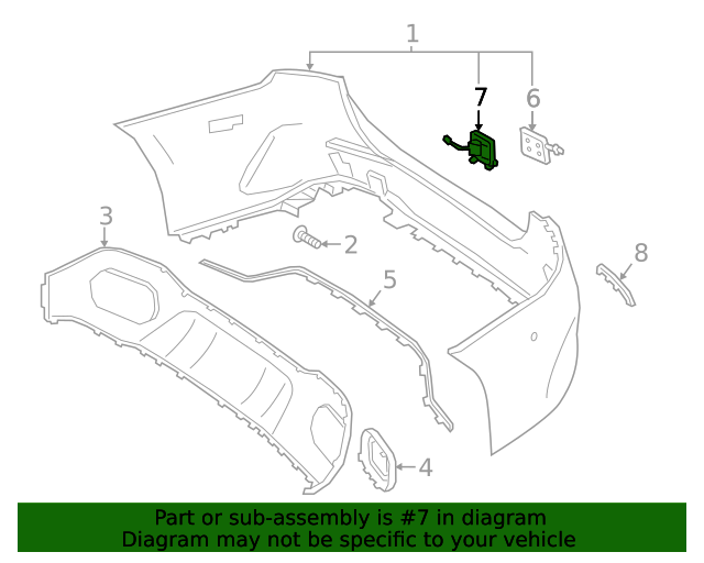 2019-2022 Mercedes-Benz A 220 Tow Eye Cap 177-885-33-03-64 | MB OEM Parts