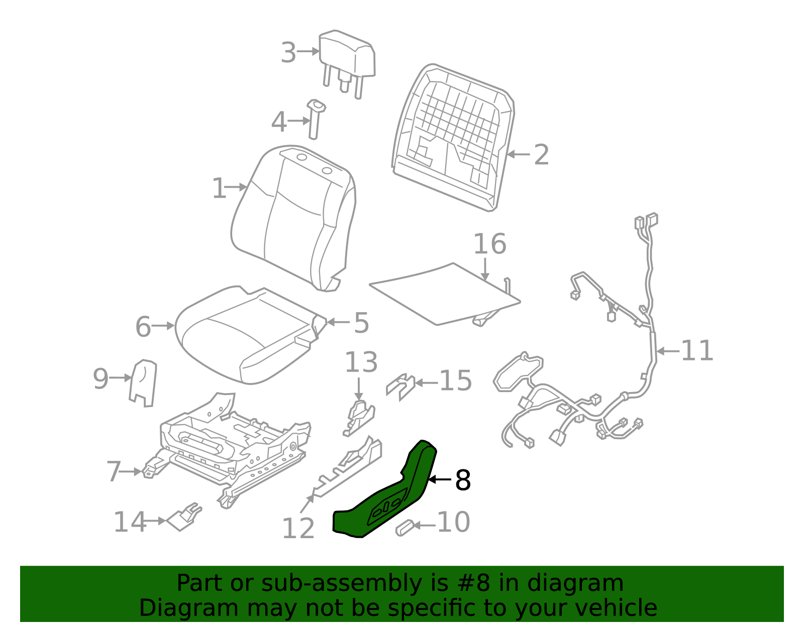 87380-3TA0A - Outer Finish Panel 2013-2023 Nissan | Nissan Parts ...
