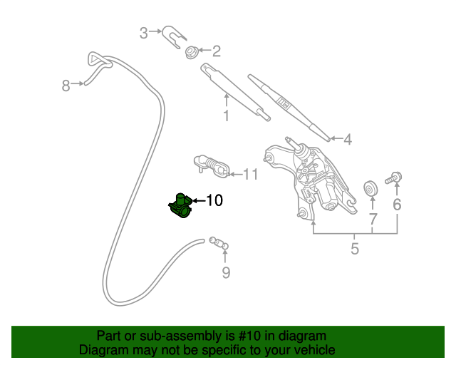 81199-33000 - Release Cable Clip 2001-2024 Kia | Kia.Parts Store