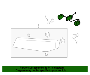 Harness Asm,Park & T/Sig Lp Wrg 19330734 | GM Parts Center