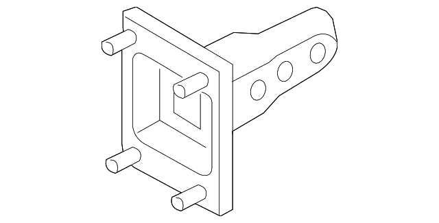 2004-2009 Kia Bumper Bracket - Driver's Side (LH) 86641-2F000 ...