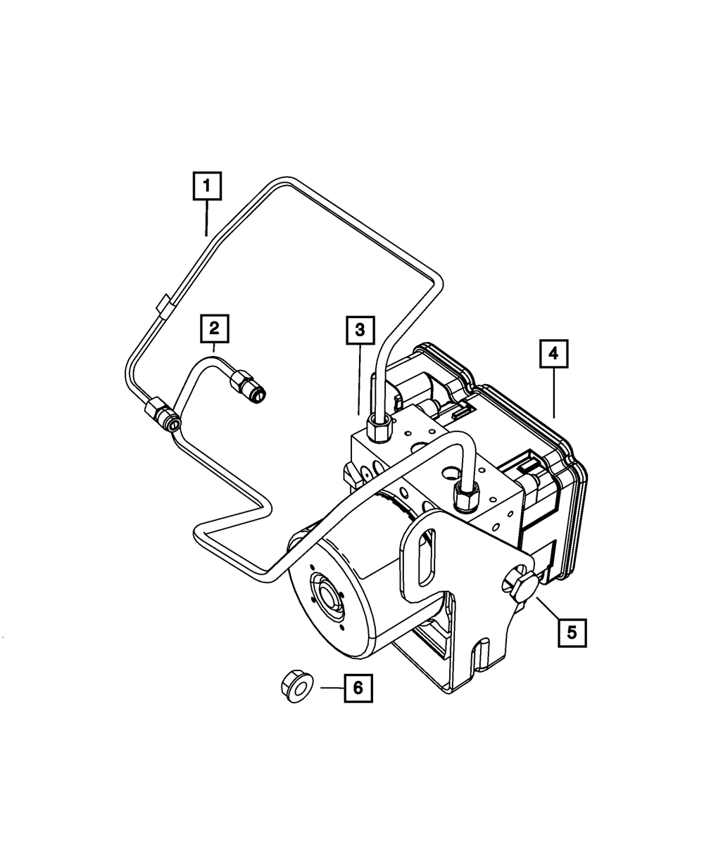 2014-2015 Mopar Anti-Lock Brake System Module 68225501AI | Mopar eStore