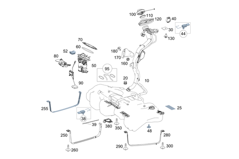 Fuel Tank with Detachable Parts for 2026 Mercedes-Benz E53 AMG ...
