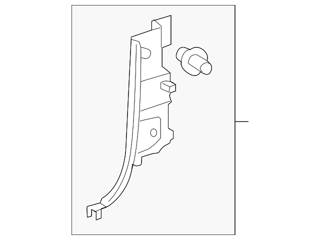 2009-2015 Toyota Tacoma Side Trim 62514-04040-E1 | Toyota Parts Center