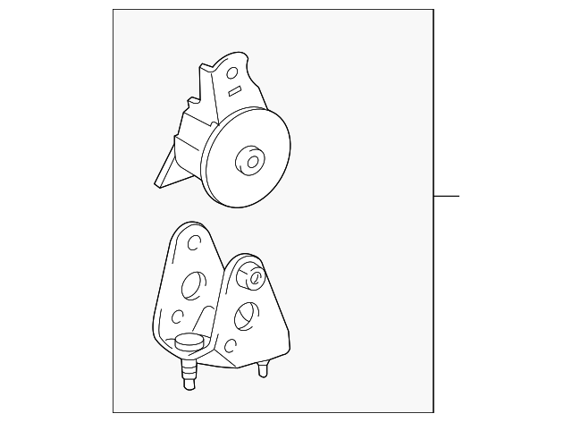 2009-2015 Toyota Venza Rear Mount 12380-0V012 | Toyota Parts Center