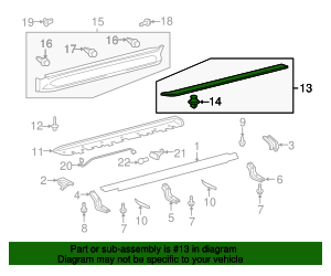 2008-2015 Lexus LX570 Step Pad 51772-60140 | OEM Parts Online