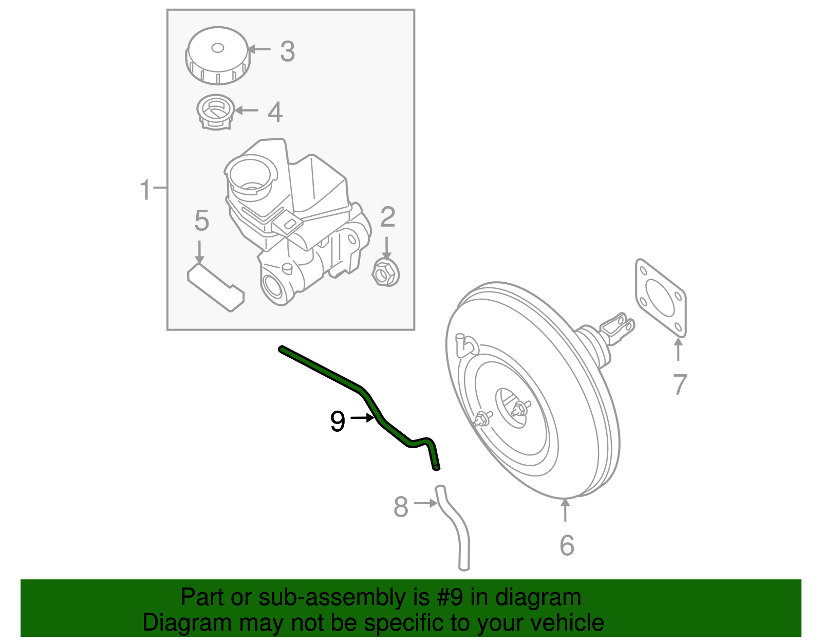 47401-JA000 - 2007-2023 Nissan - Vacuum Tube | Anicra Nissan Parts