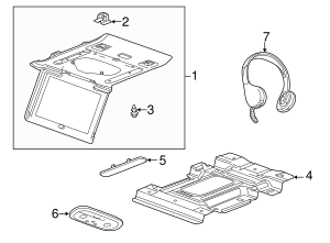 84416469 GM Roof Console | GM Parts Store