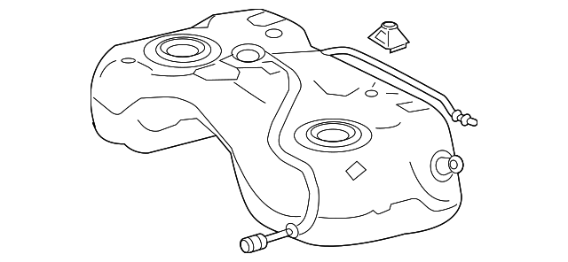 2019-2024 Toyota RAV4 Fuel Tank 77001-0R090 | Toyota Parts Express