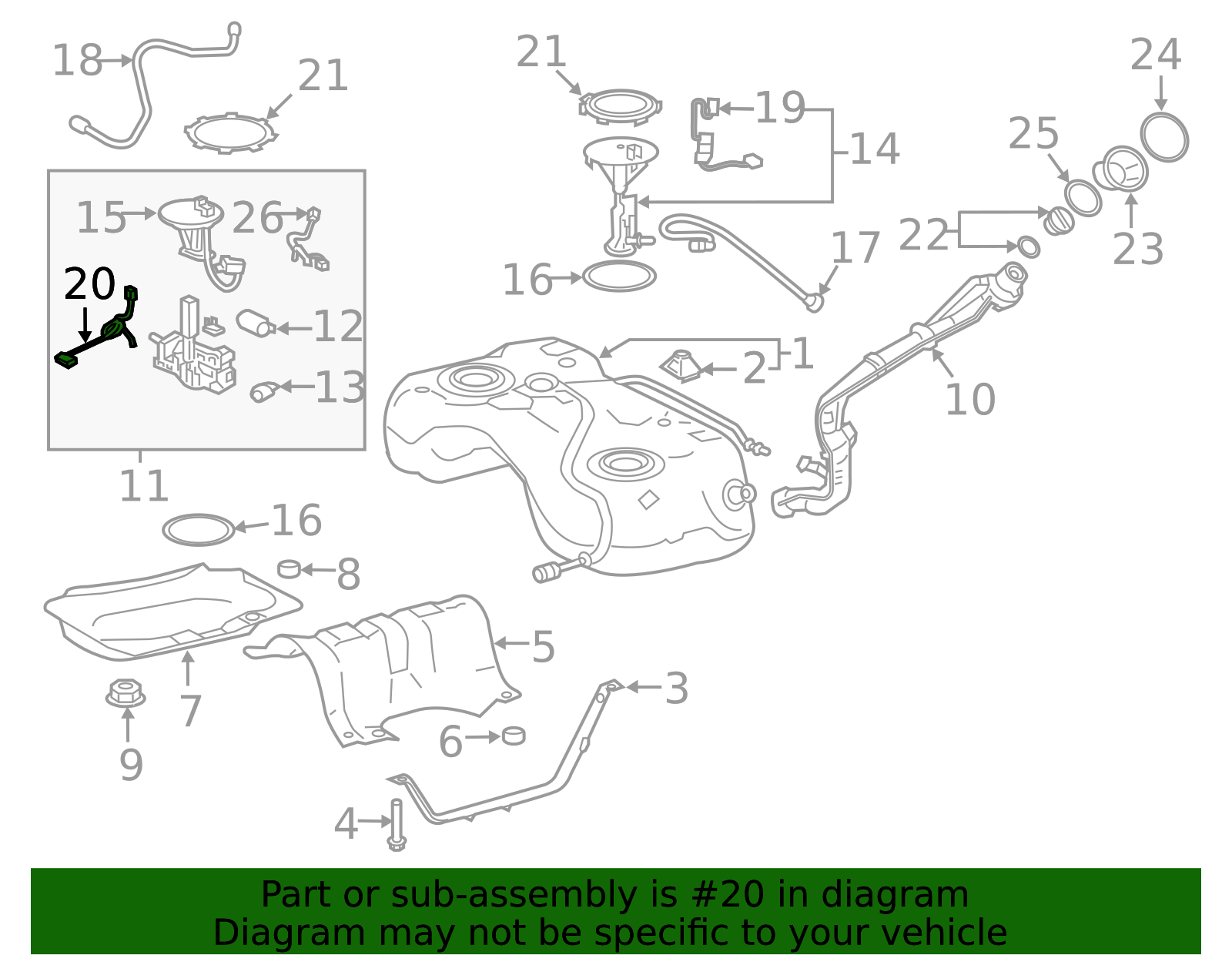 2019-2024 Toyota RAV4 Sending Unit 83320-0R030 | Toyota Parts Center