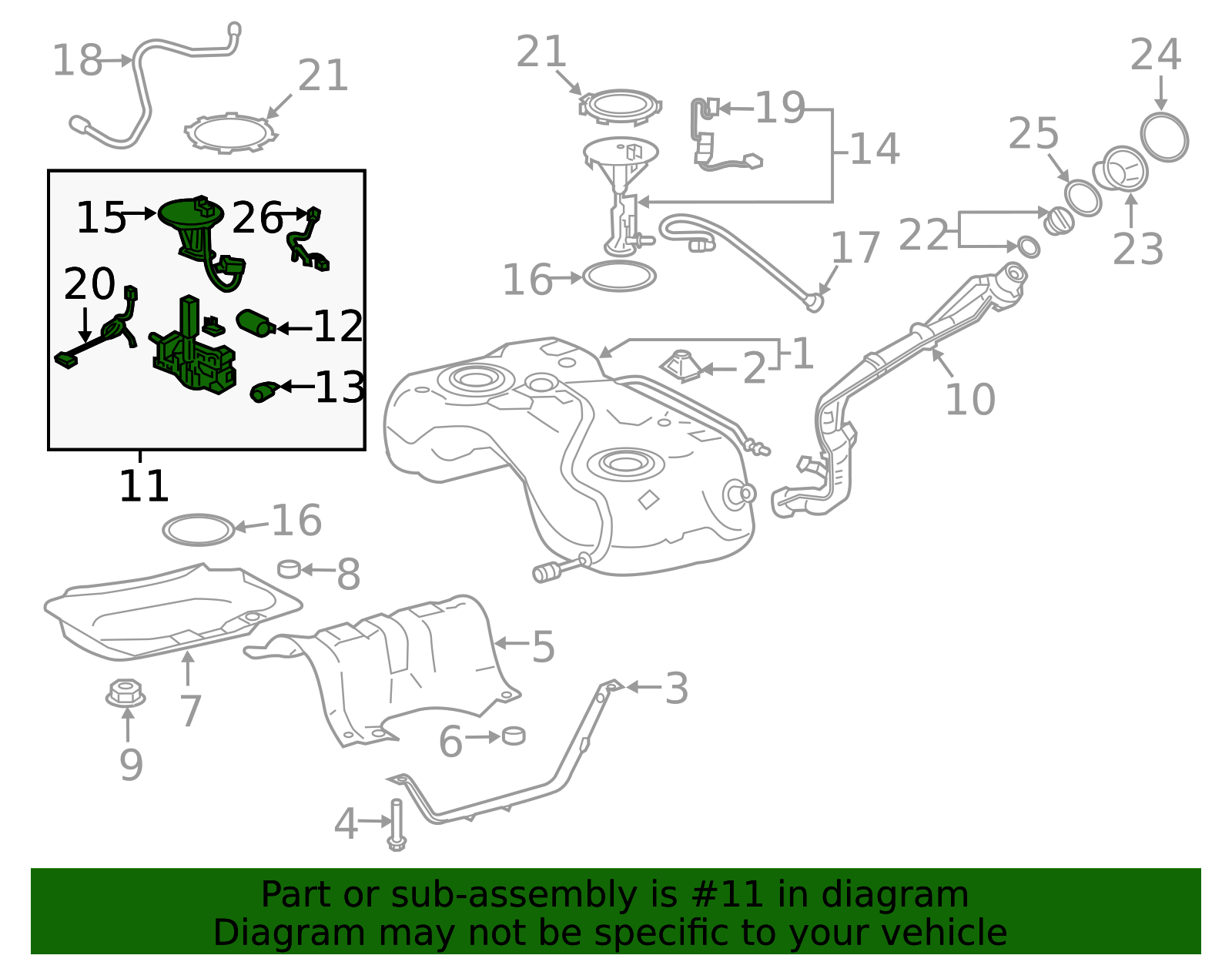 77020-0R051 - Fuel Pump Assembly 2019-2024 Toyota RAV4 | Longo Toyota Parts
