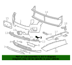 2021-2024 GM Front Driver Side Bumper Fascia Support Brace 84832664 GM ...