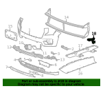 2021-2023 GM Front Passenger Side Bumper Fascia Extension Bracket ...