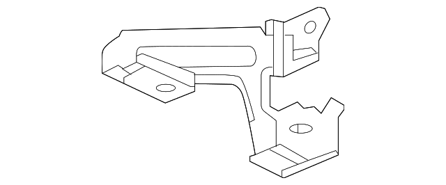 84873086 - Front Passenger Side Bumper Fascia Extension Bracket 2021 ...