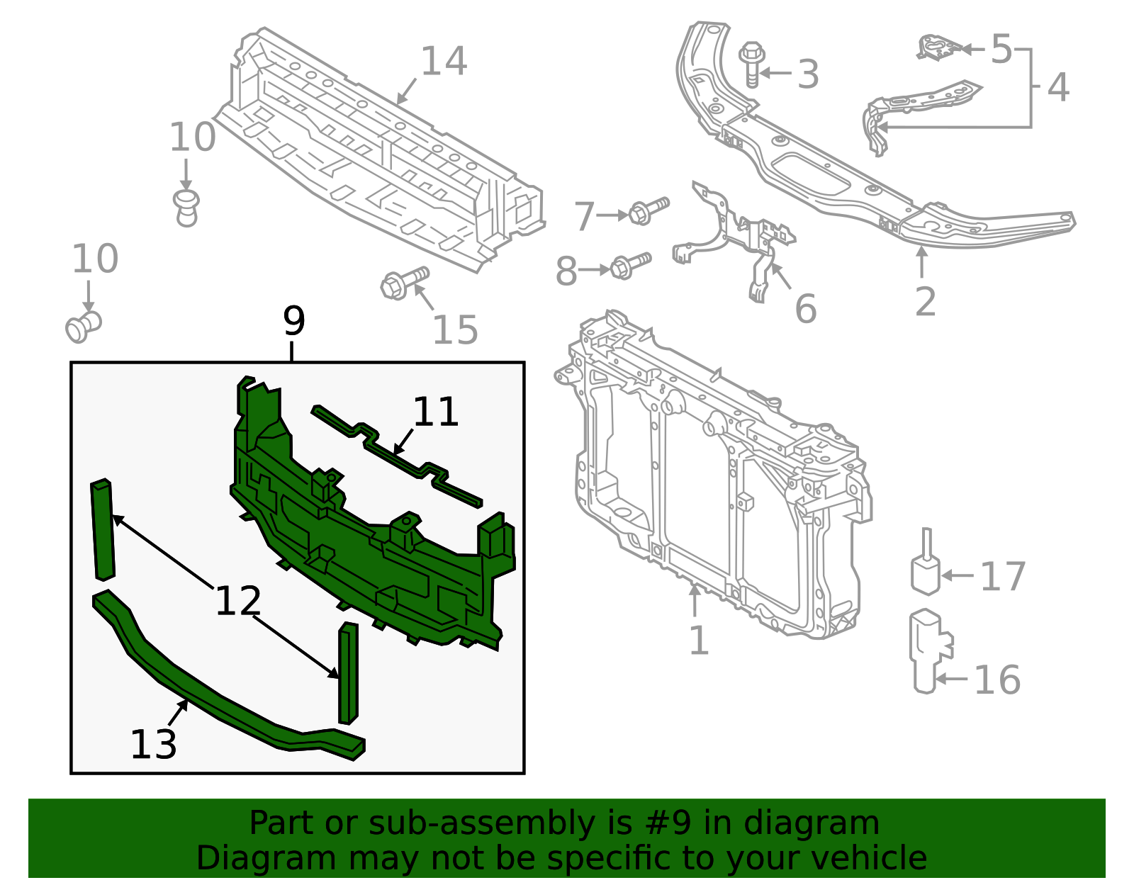 2018-2021 Mazda 6 Lower Support GSH7-50-1C0B | OEM Parts Online