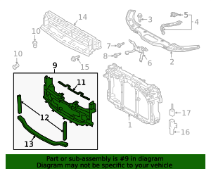 2018-2021 Mazda 6 Lower Support GSH7-50-1C0B | OEM Parts Online