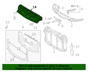 2018-2020 Mazda 6 Grille GSH7-50-719 | OEM Parts Online