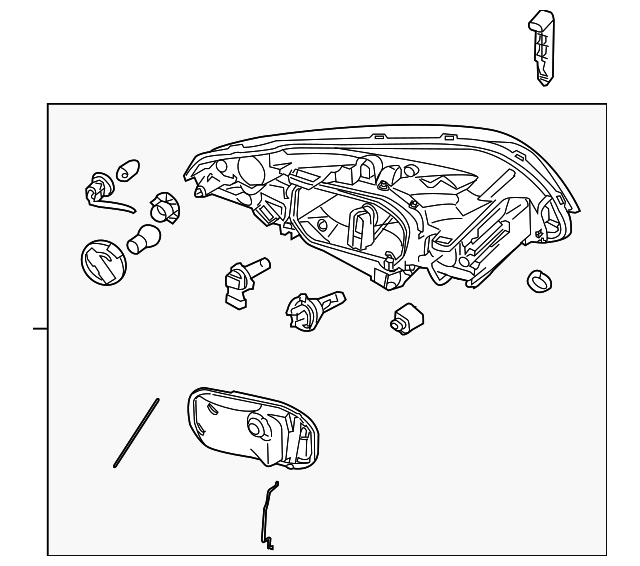 2010-2013 Volvo XC60 Composite Headlamp 31395471 | Genuine Volvo ...