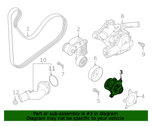 25100-2M011 - Engine Water Pump 2020-2022 Hyundai Venue | AutoNation Parts