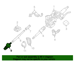 2013-2019 Cadillac Lower Shaft 84242638 | QuirkParts