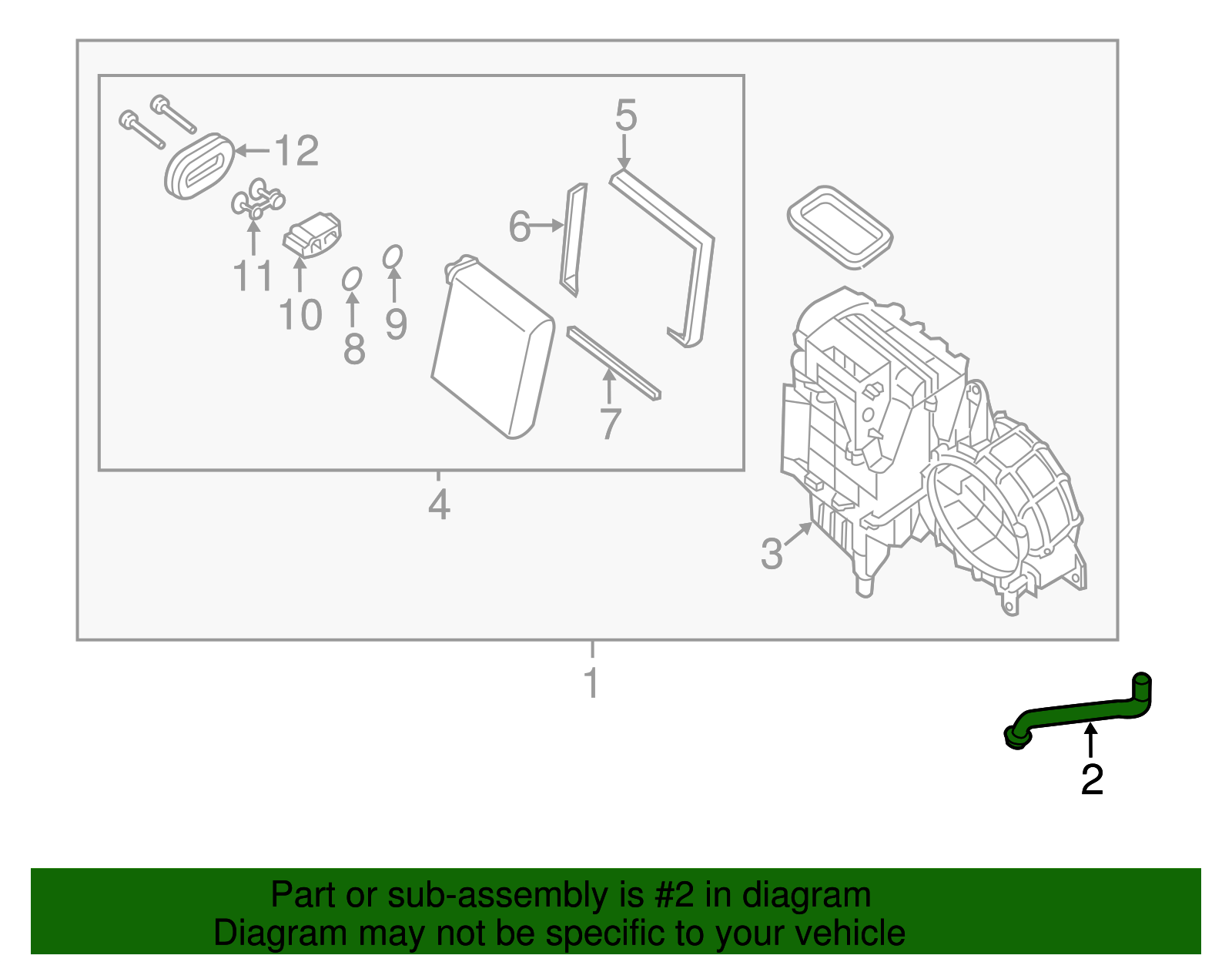 2017-2020 Nissan Pathfinder Drain Hose 92590-9PB0A | Melloy Nissan Parts