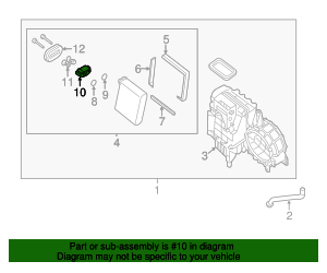 2013-2019 Nissan Pathfinder Expansion Valve 92200-3KA0A | QuirkParts