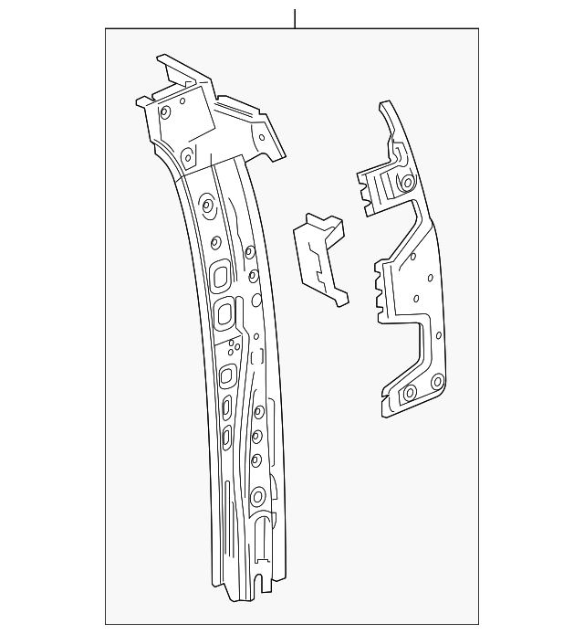 2019-2023 GM Inner Lock Pillar 84945295 | GMPartsDirect.com