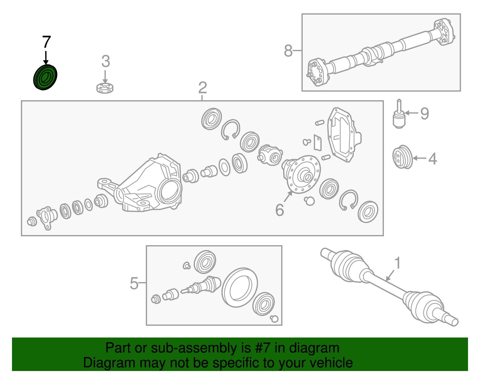 2006-2024 Lexus Axle Seals 90311-47019 | OEM Parts Online