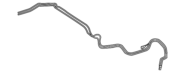 54377344460 - 2014-2020 BMW Convertible Top Hydraulic Line (54-37-7-344 ...