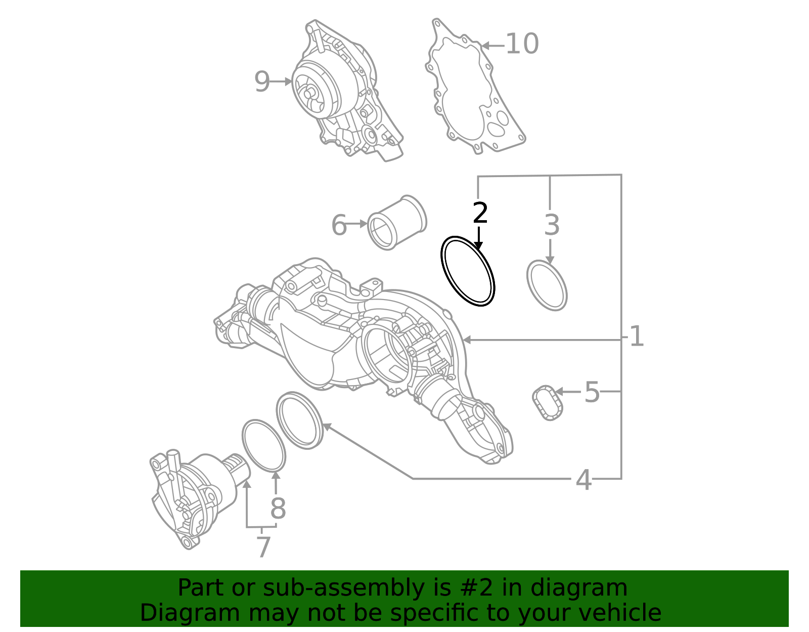 2019-2025 Audi Distributor O-Ring WHT-007-809 | Genuine Audi Part