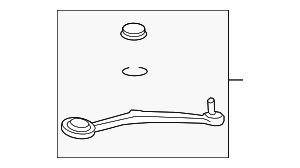 2008-2015 Mitsubishi Lancer Trailing Arm 4125A038 | QuirkParts