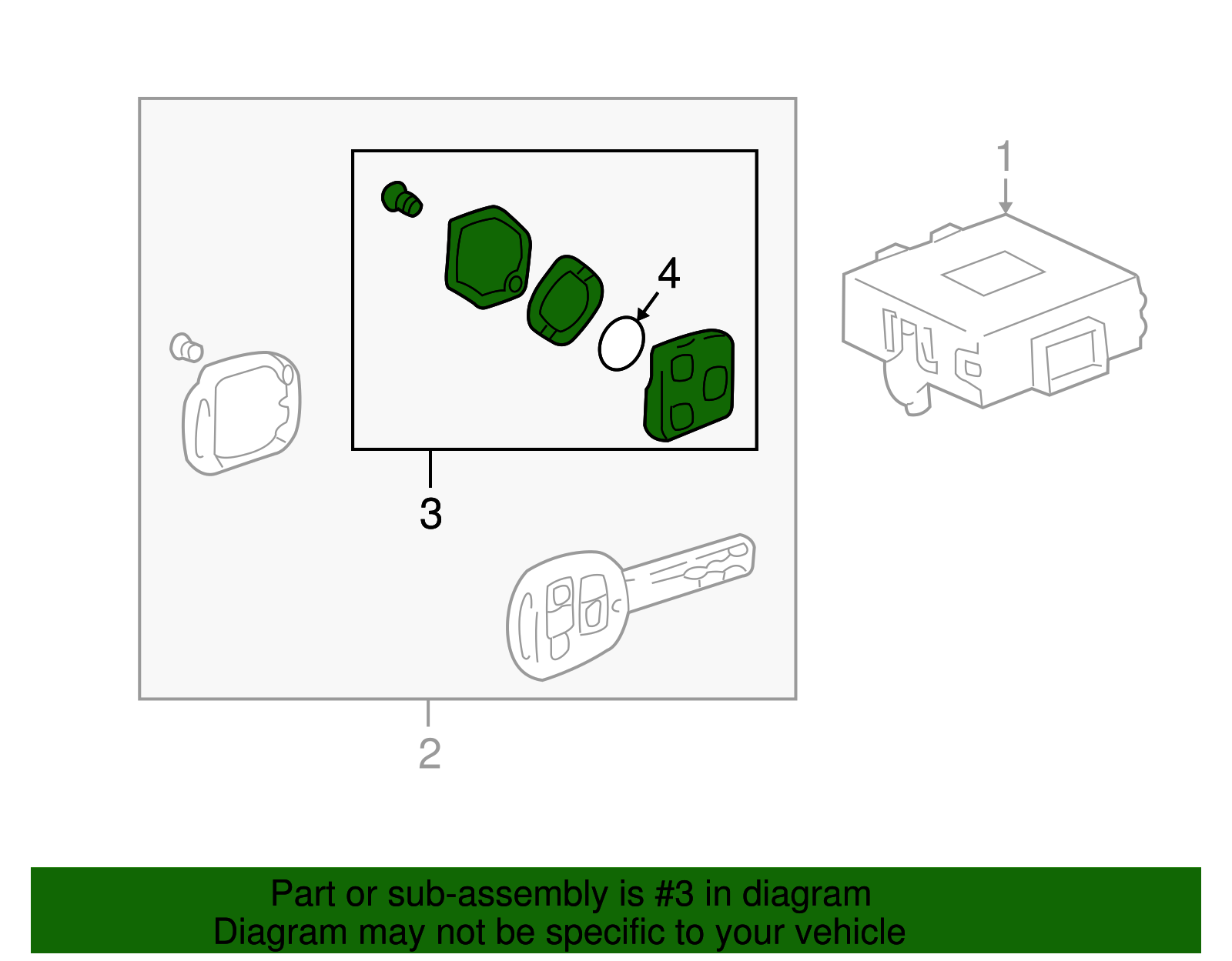 1998-2002 Toyota Land Cruiser Module 89071-60010 | Toyota Parts Center