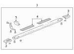 2019-2023 GM Running Board Step 84081714 | GM Parts Center