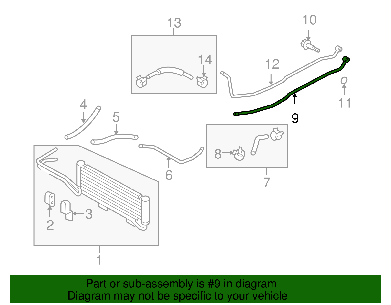 2010-2012 Hyundai Genesis Coupe Lower Pipe 25476-2M010 | Retail ...