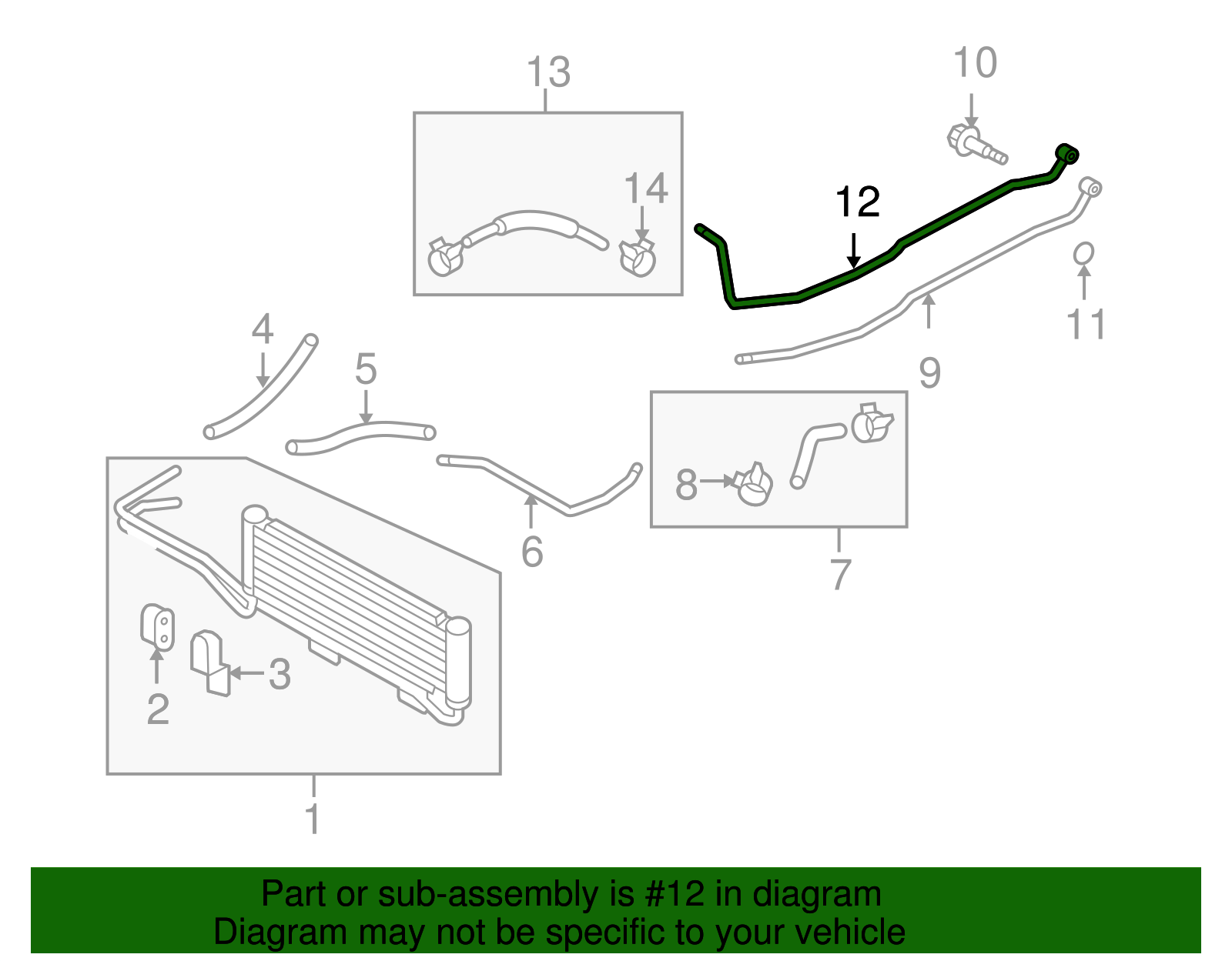 2010-2012 Hyundai Genesis Coupe Upper Pipe 25476-2M000 | Retail ...