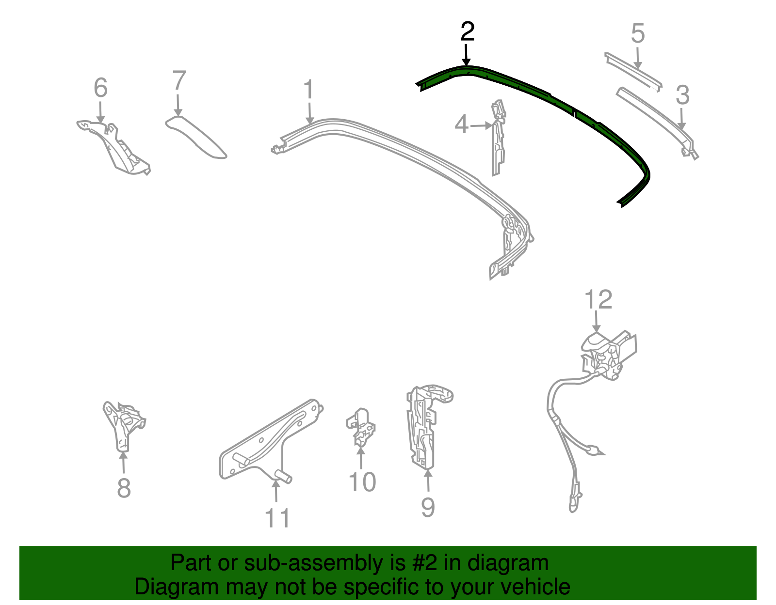 54-34-7-375-320 - Molding right 2008-2015 Mini | AutoNation Parts