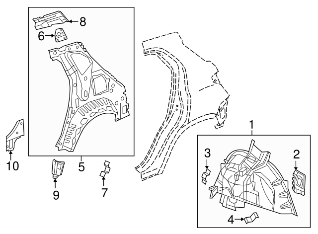 22989575 GM Inner Brace Bracket | GM Parts Store