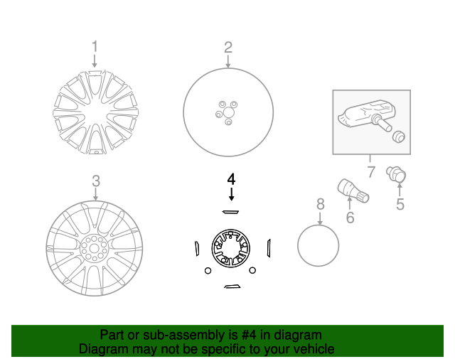 2010-2014 Lexus IS F Wheel, Spare 42611-53200 | OEM Parts Online