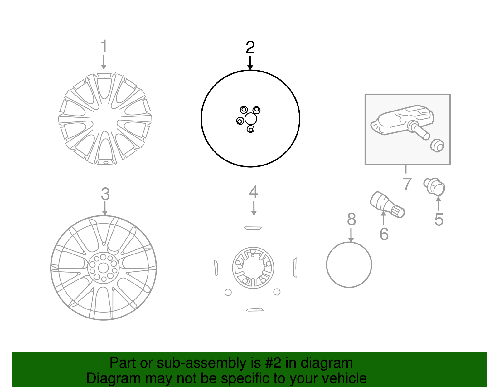 4261A-53190 - Wheel, Alloy 2010-2014 Lexus IS F | Lexus of Stevens ...