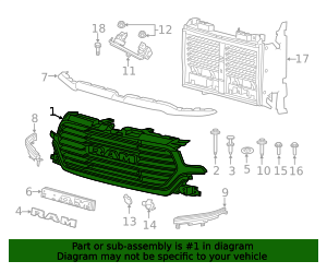 68405000AB - Hood To Fender Mucket Right | Mopar Parts Canada