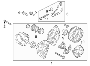 Genuine Voltage Regulator for 2011-2017 Hyundai | Part# 37370-2B300 ...